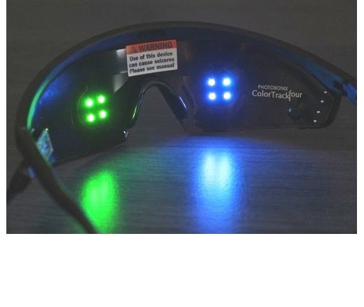 Additional glasses ColorTrack (colored) for mind machines Photosonix